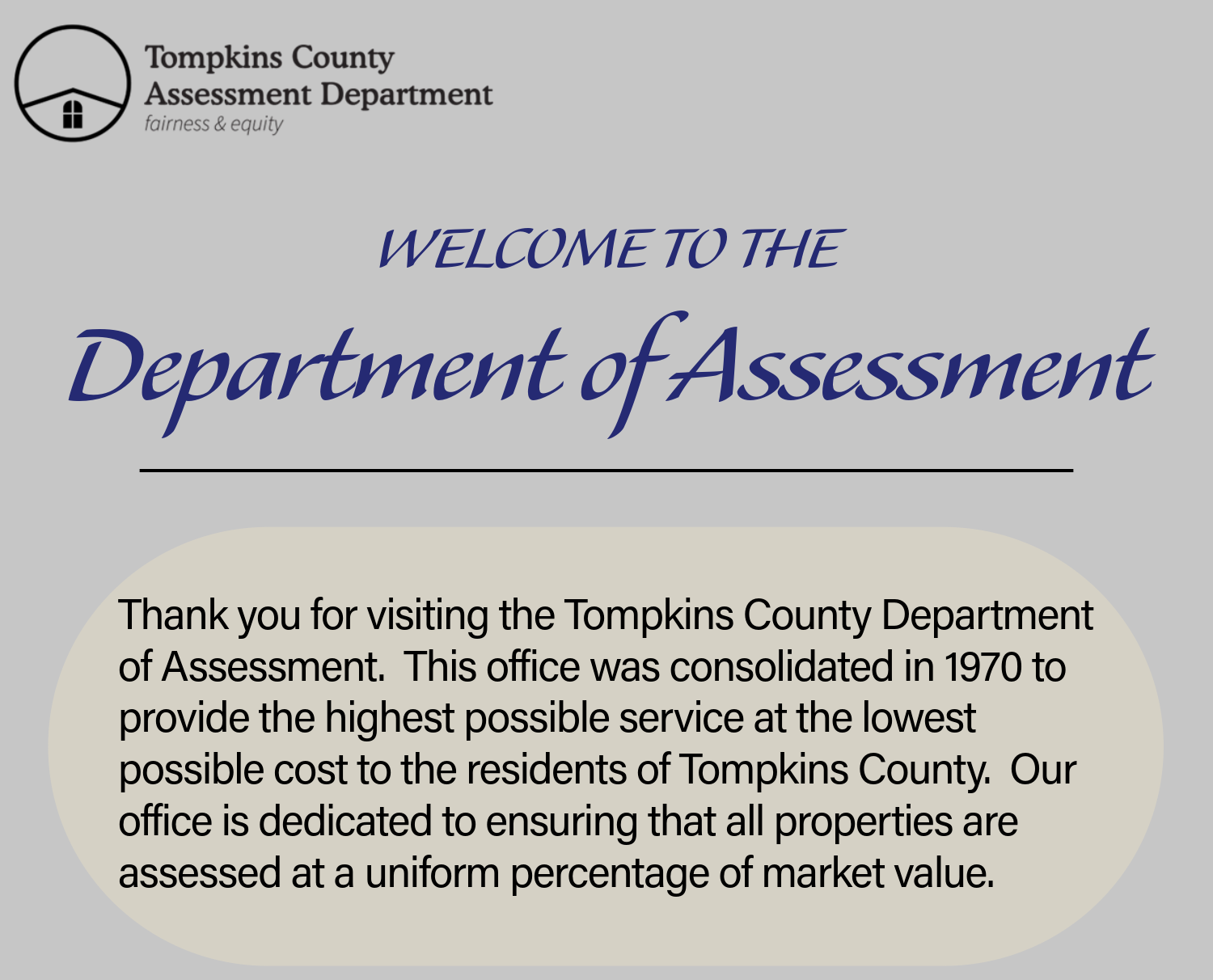 Assessment | Tompkins County